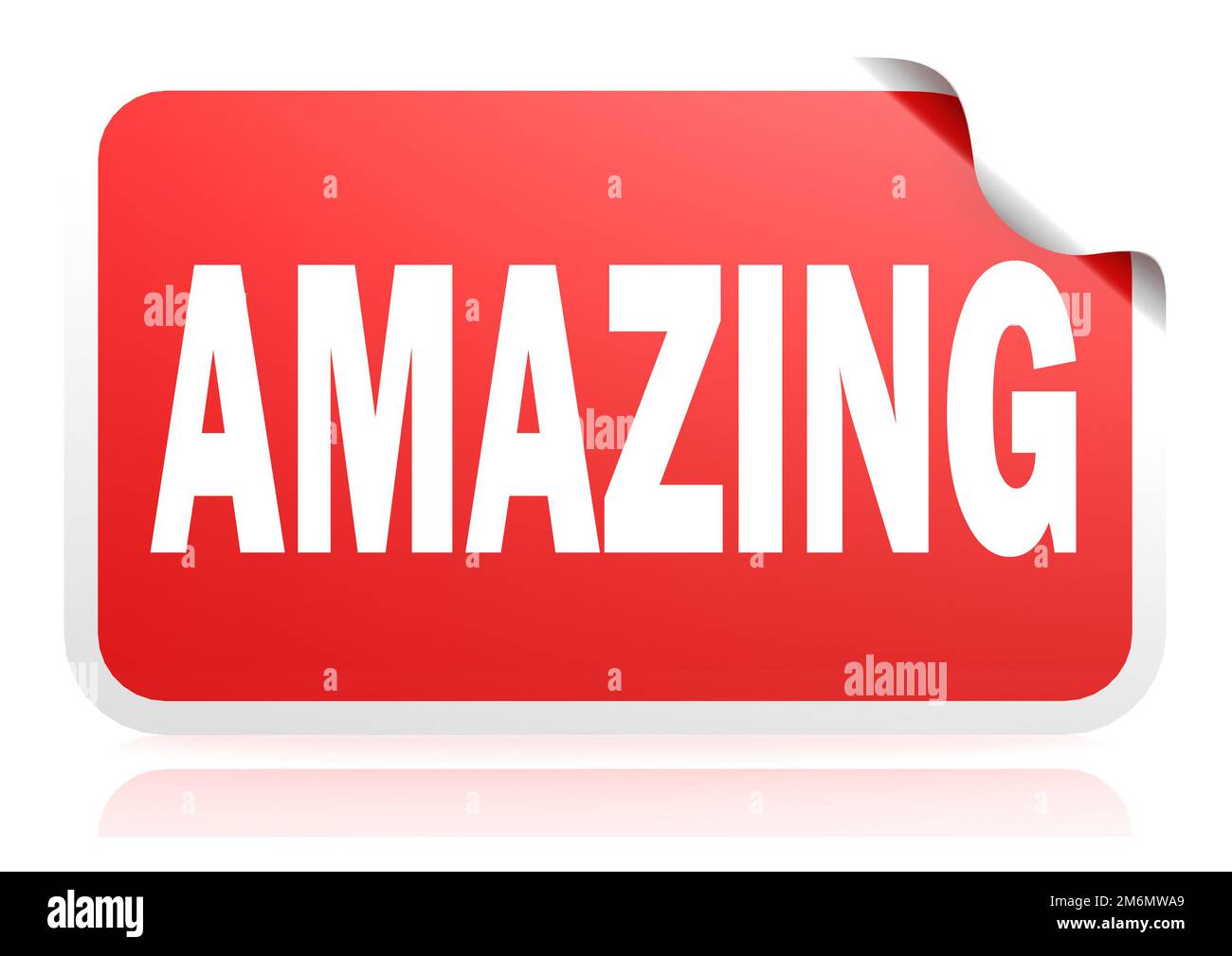 Label square red sticker hi-res stock photography and images - Alamy