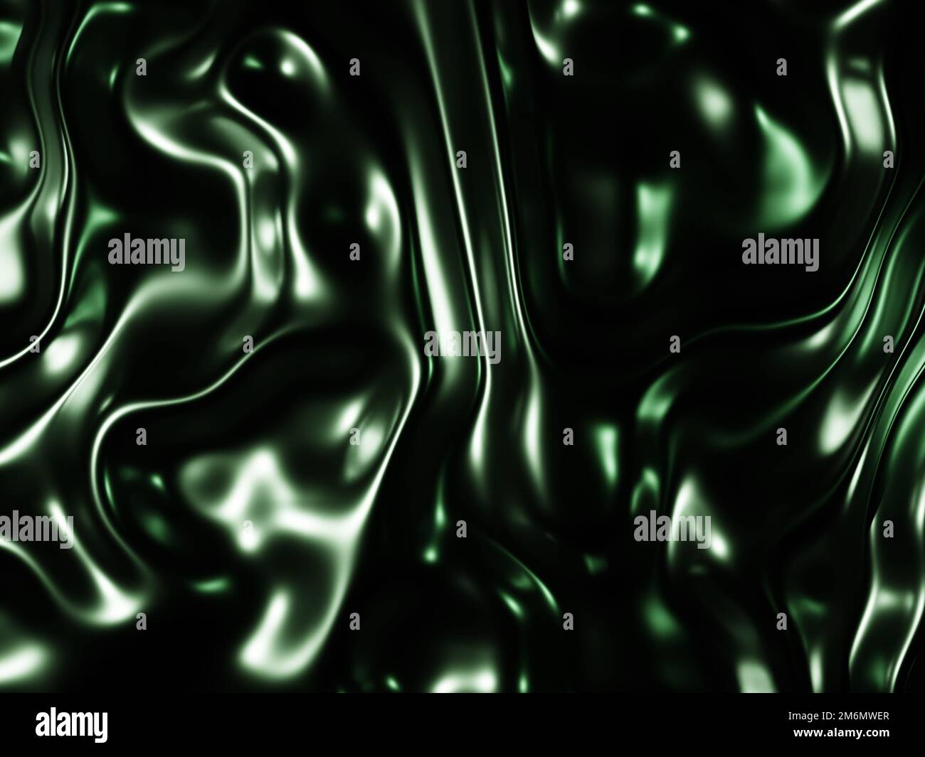 3d abstract iridescent wavy texture background. neon holographic fluid ...