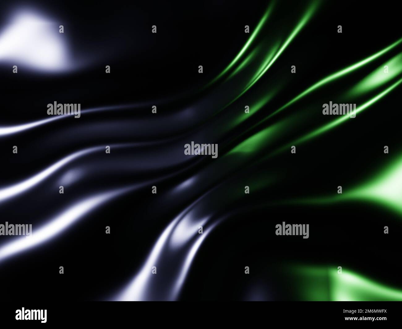 3d abstract iridescent wavy texture background. neon holographic fluid distortion. vibrant ...