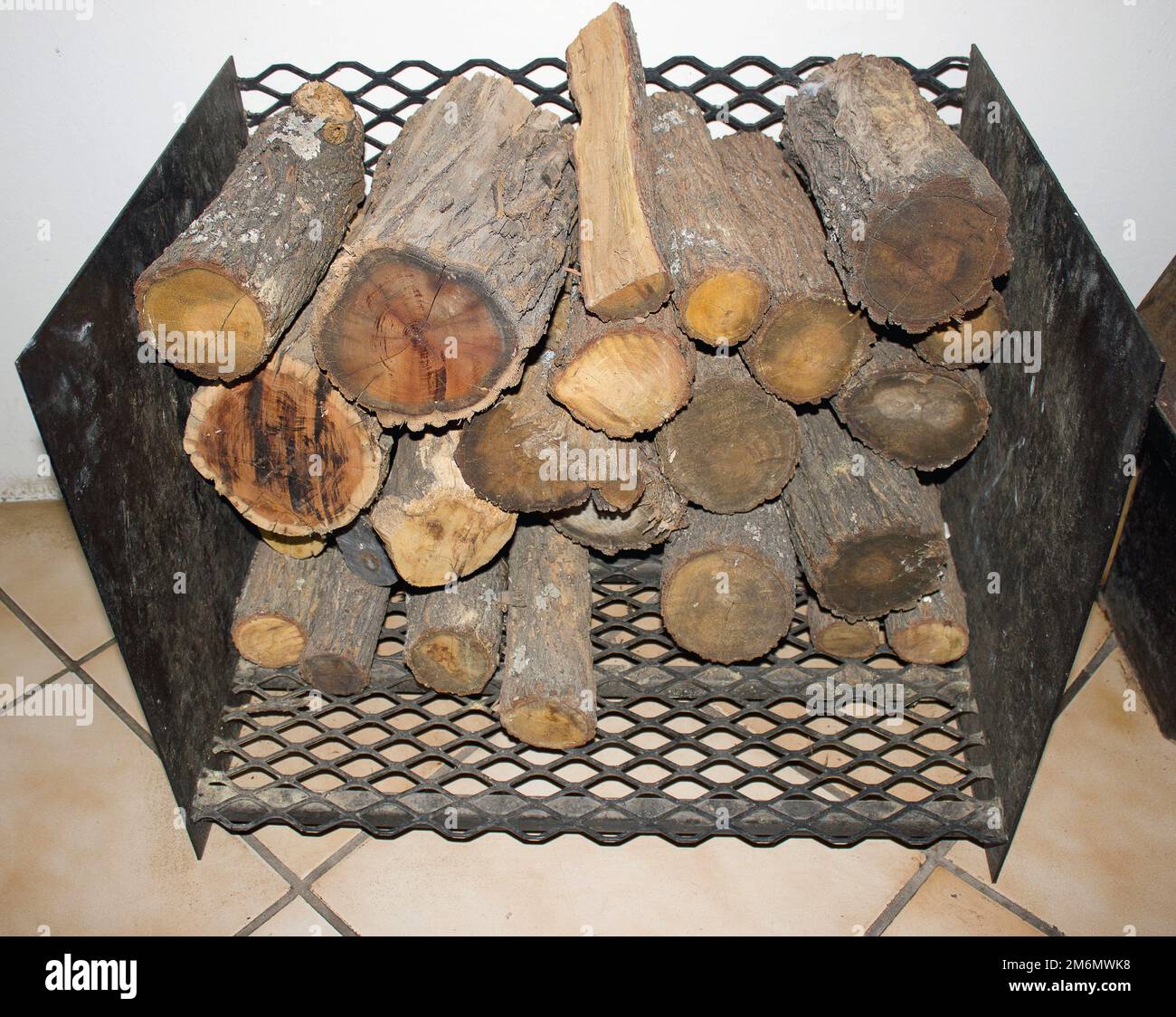 Pieces of hardwood to use as firewood inside building for warmth in ...