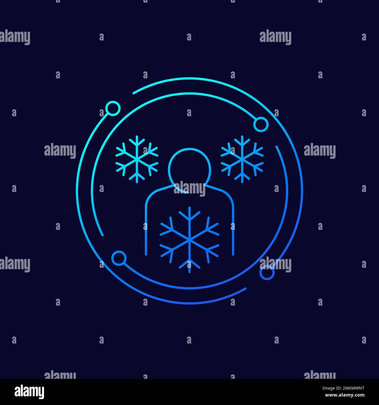 Cold chill Stock Vector Images - Alamy