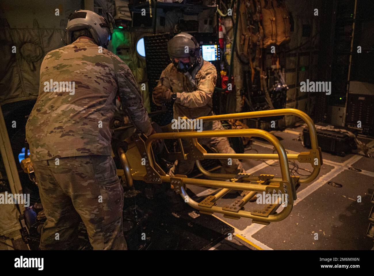 U.S. Air Force Staff Sgts. Caleb Campbell and Ryan Rodeheaver, aerial ...