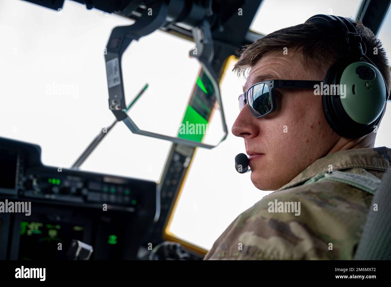 U.S. Air Force Capt. Garrett Andrews, a pilot with the 73rd Special ...