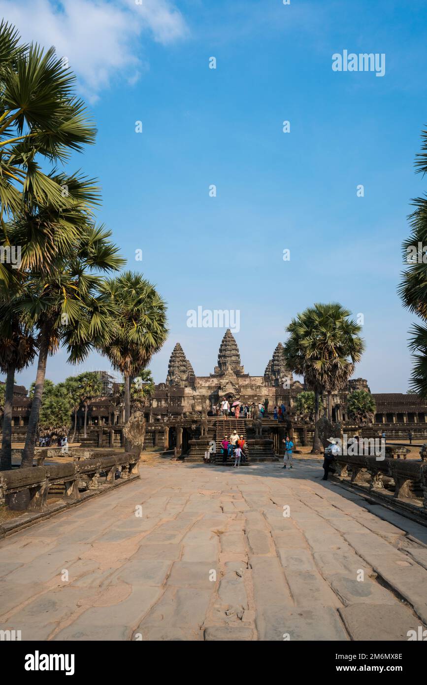Angkor Wat, the water landscape Stock Photo - Alamy