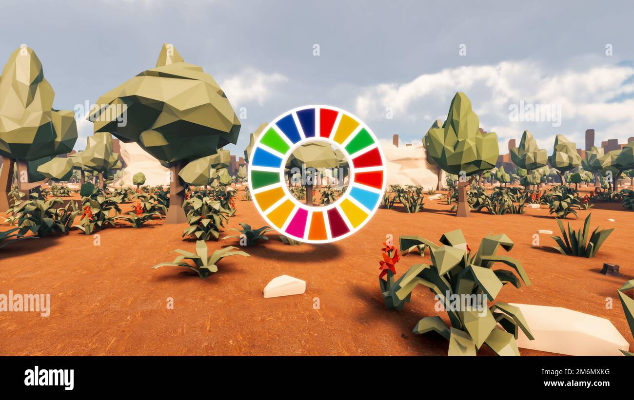 Graphic resources for sustainable development goals, biodiversity, a ...