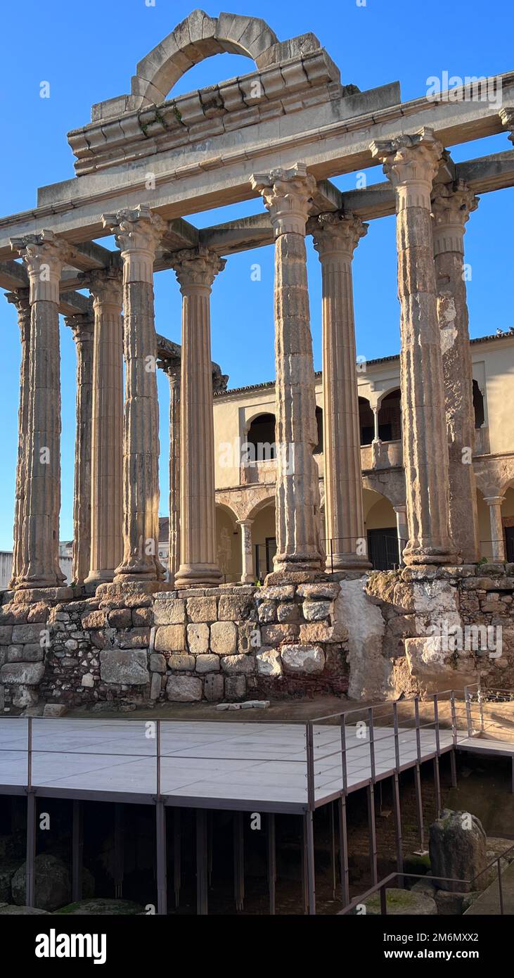 The Temple of Diana is a Roman temple built in the first century AD. c ...