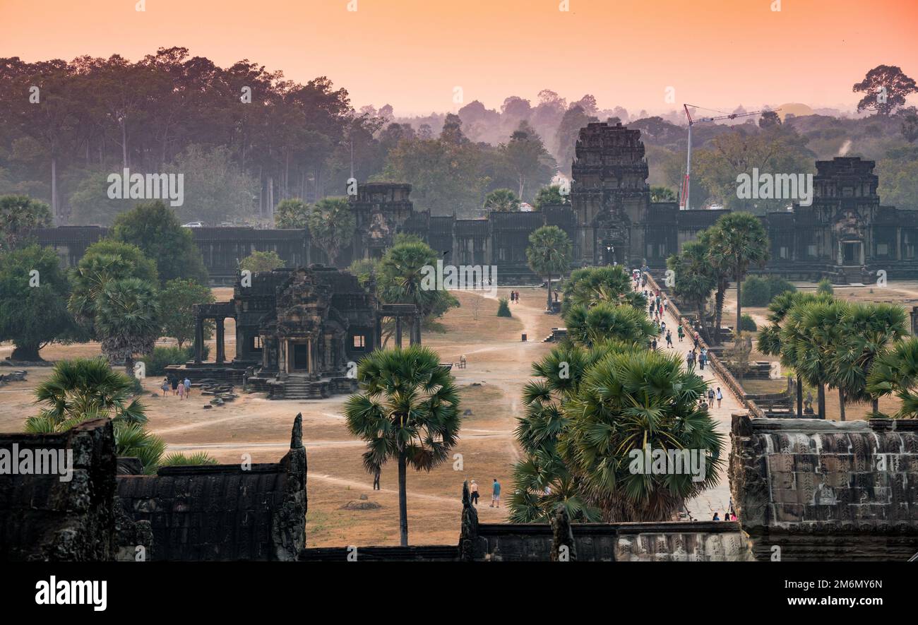 Angkor Wat, the water landscape Stock Photo - Alamy