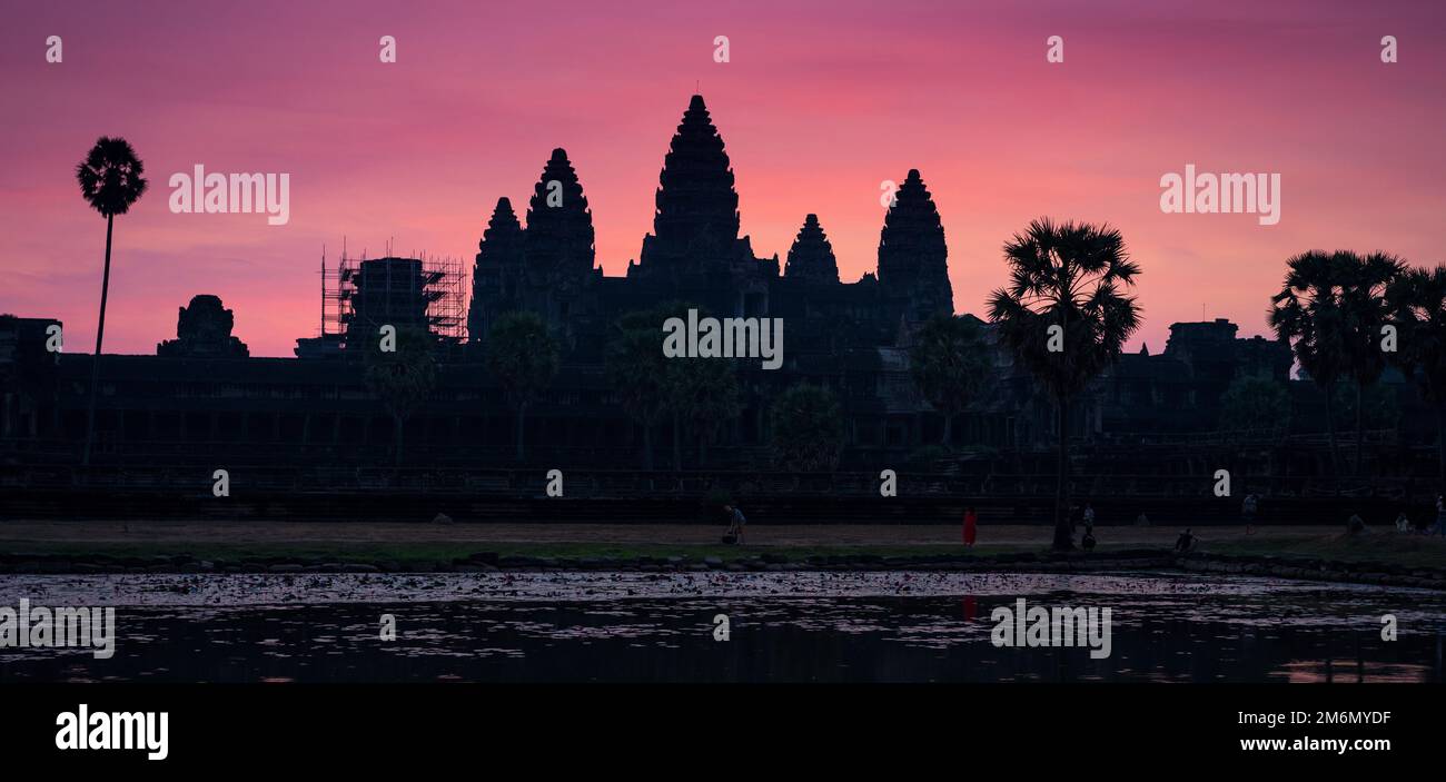Angkor Wat, the water landscape Stock Photo - Alamy