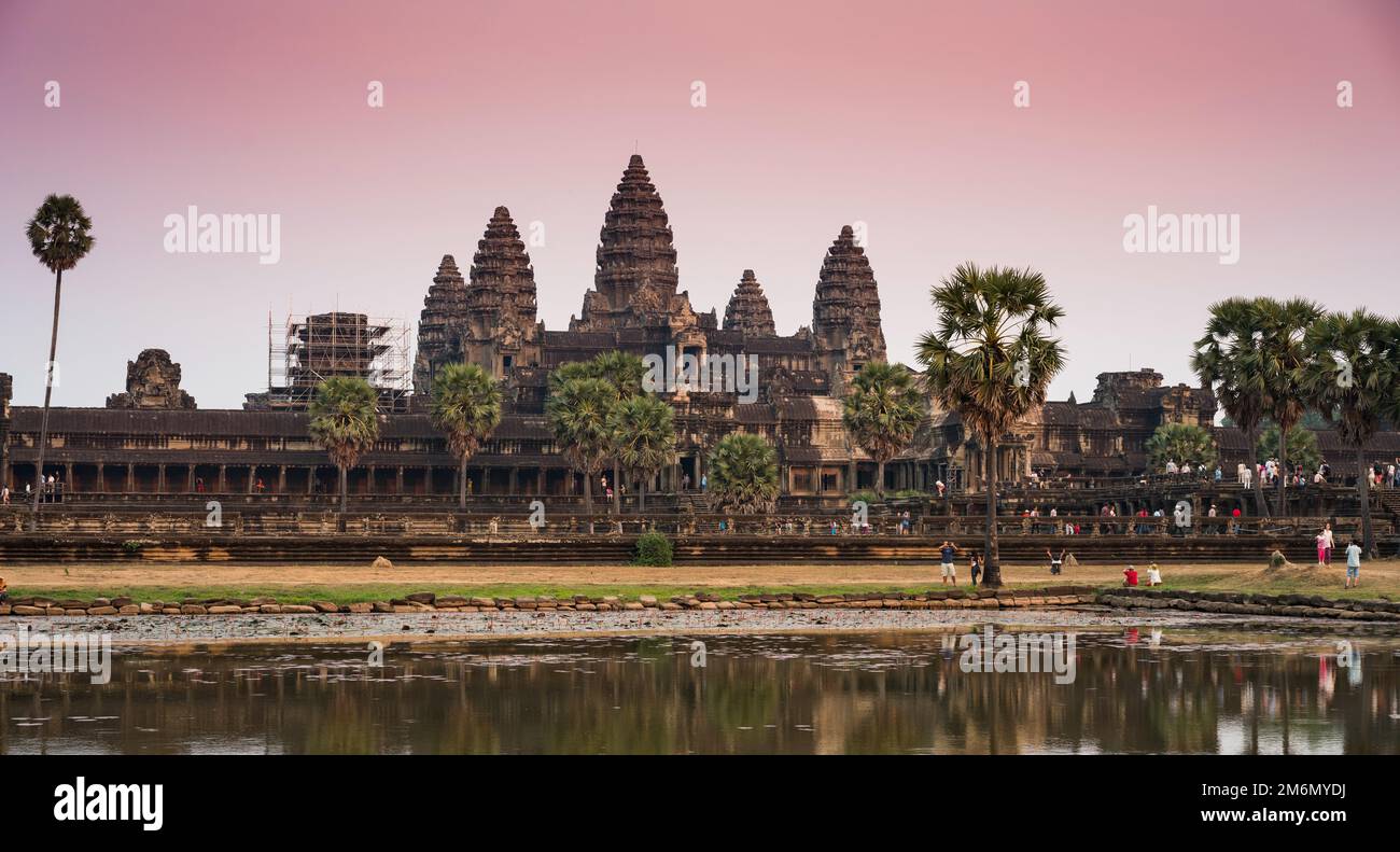 Angkor Wat, the water landscape Stock Photo - Alamy