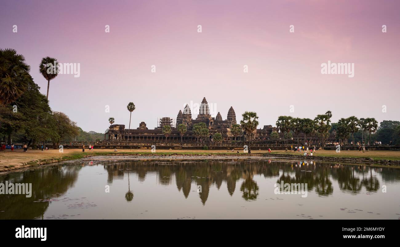 Angkor Wat, the water landscape Stock Photo - Alamy