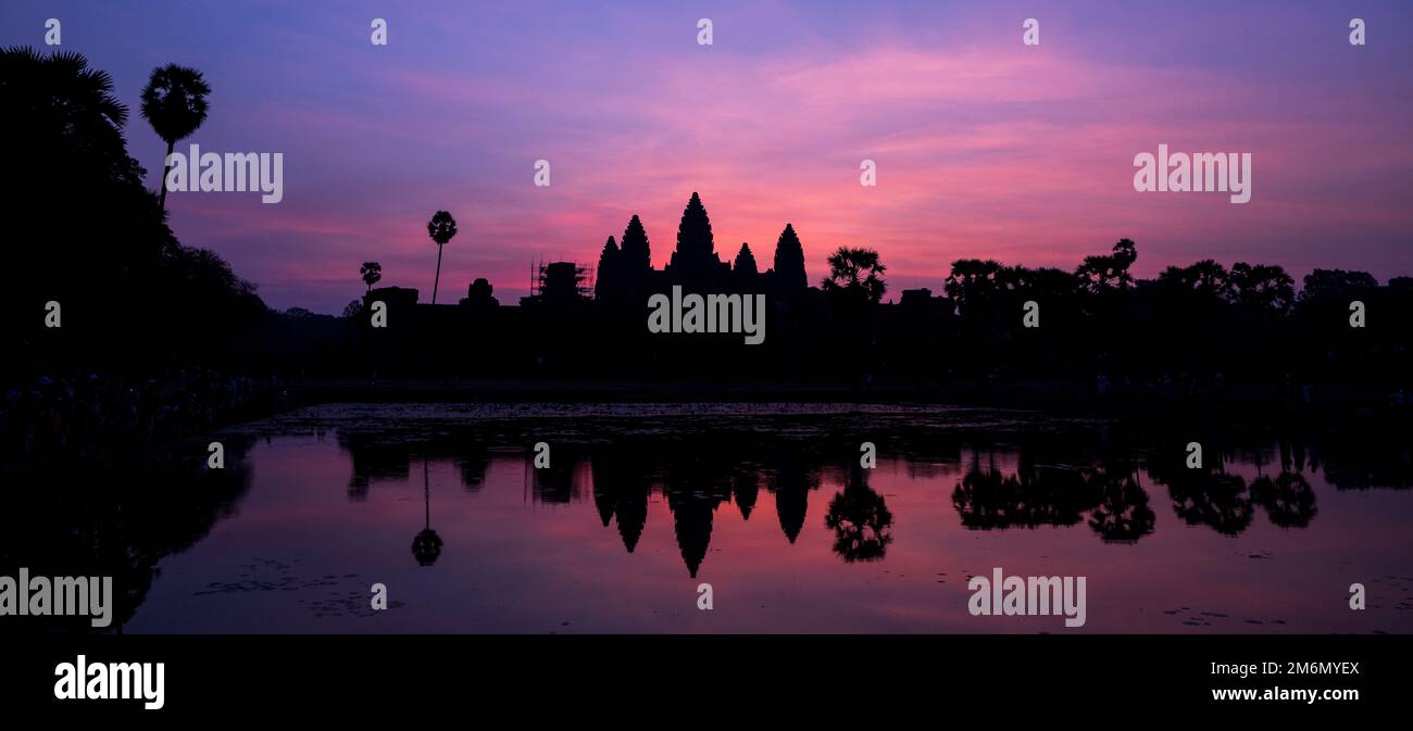 Angkor Wat, the water landscape Stock Photo - Alamy