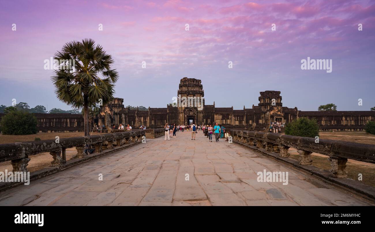 Angkor Wat, the water landscape Stock Photo - Alamy
