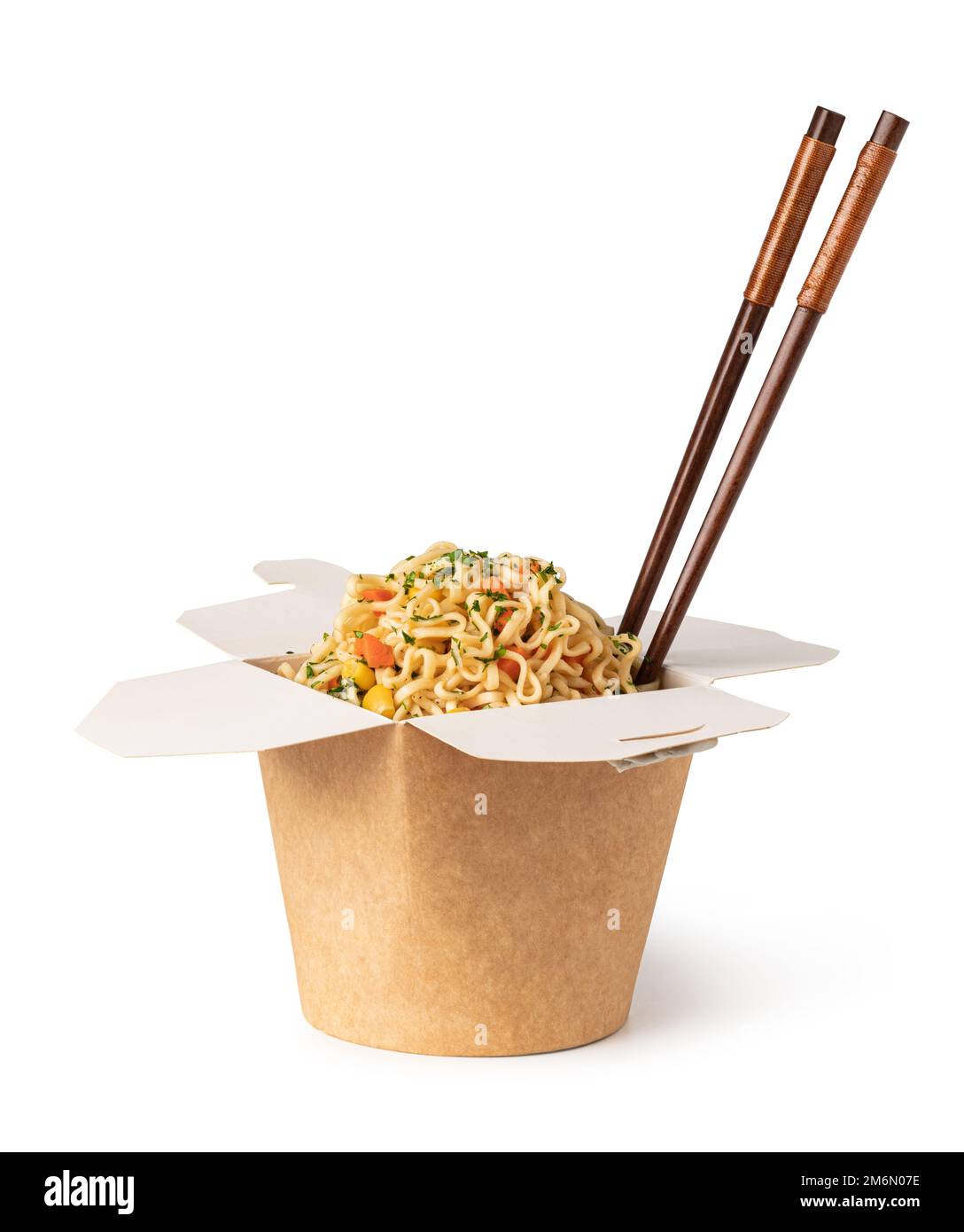 Closeup asian instant noodle Cut Out Stock Images & Pictures - Alamy