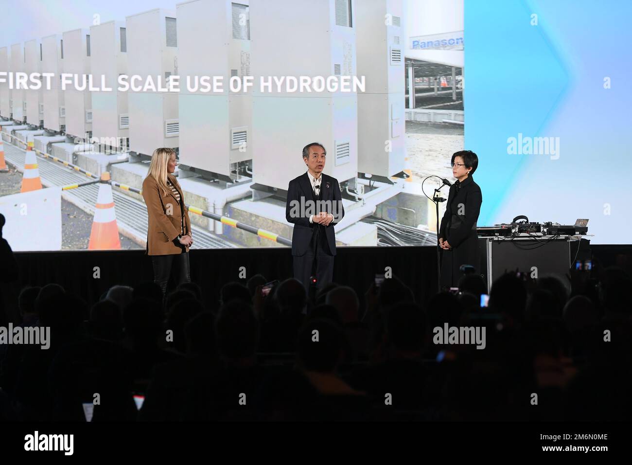 (L-R) Vice President Branding and Strategic Communication Panasonic ...