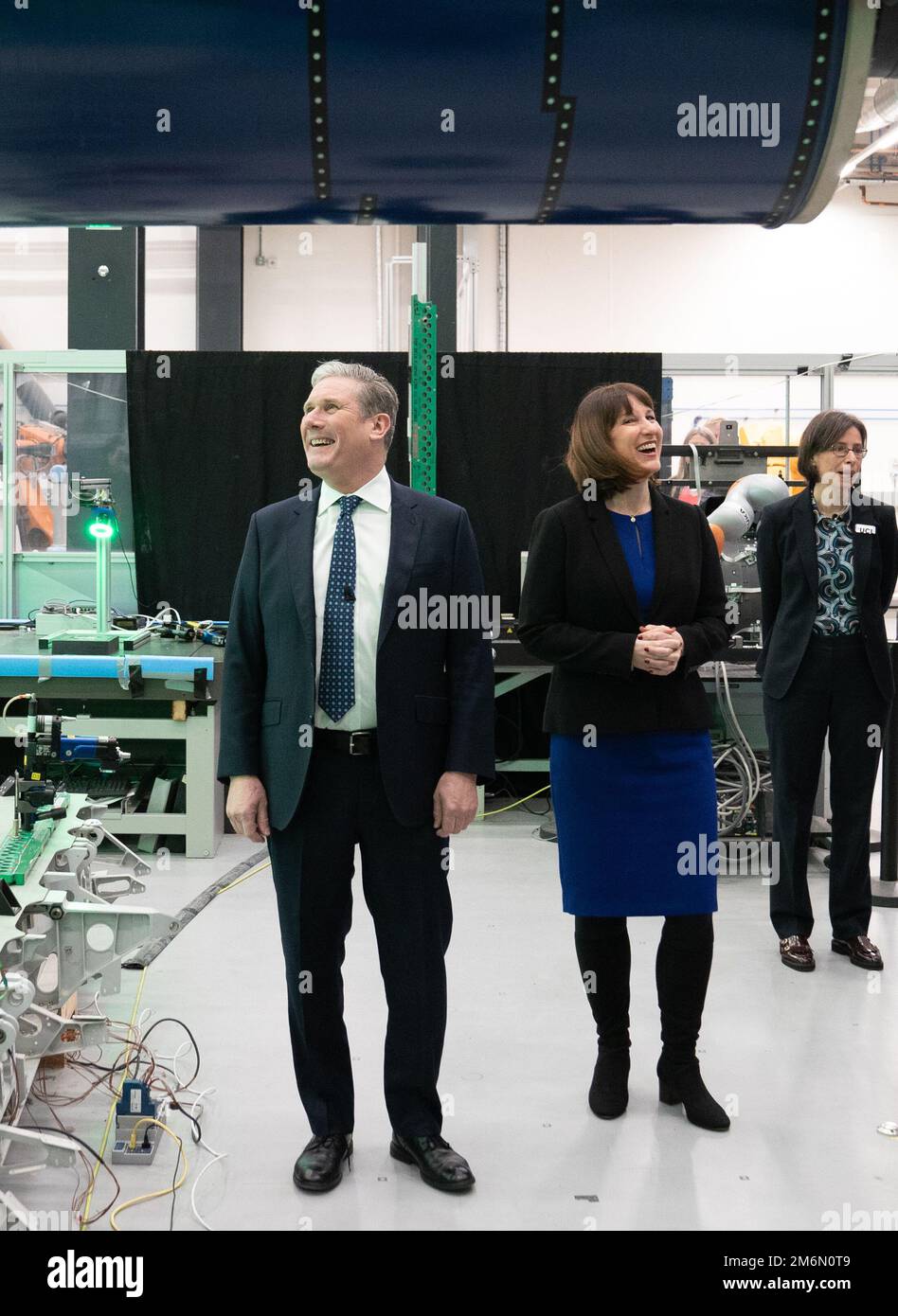 Labour leader Sir Keir Starmer and Shadow chancellor Rachel Reeves hold ...