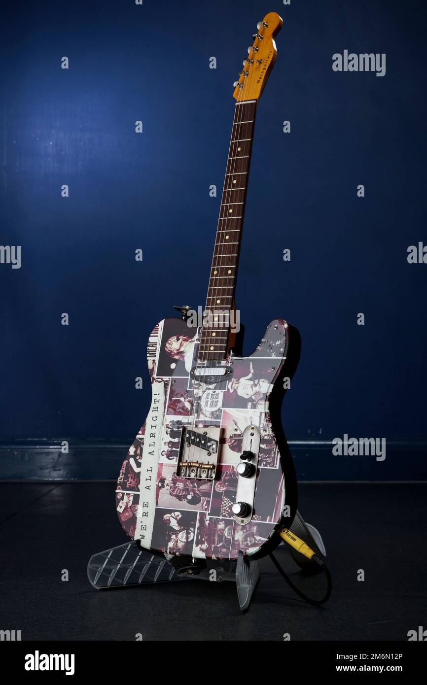 Cheap Trick's Robin Zander's Nashguitars electric guitar Stock Photo ...