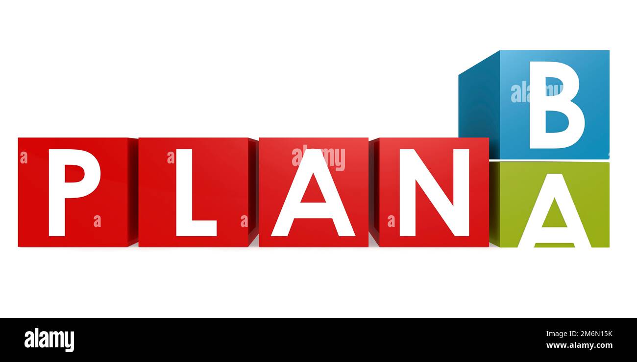 Change plan A to plan B Stock Photo - Alamy
