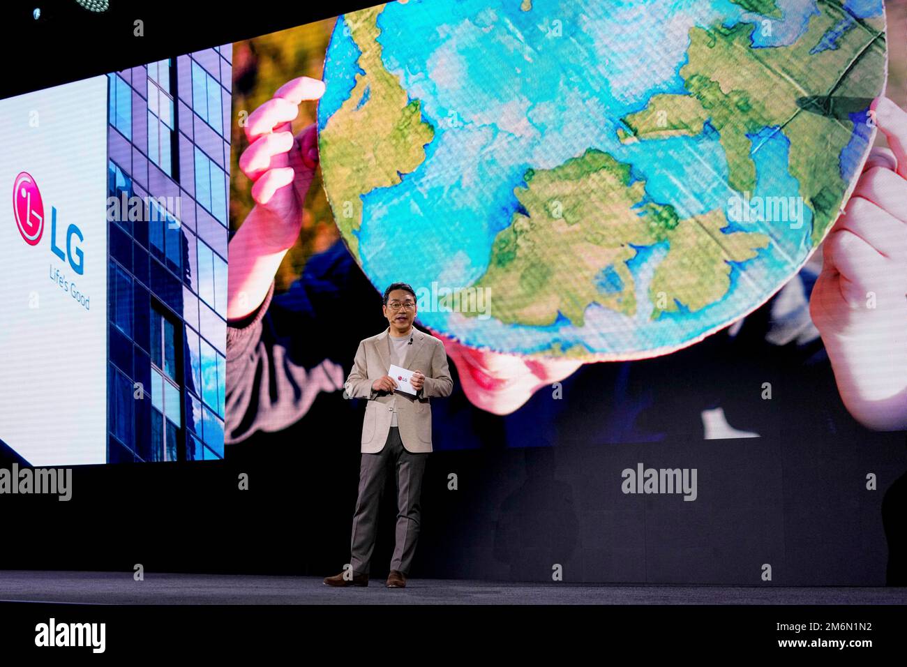 IMAGE DISTRIBUTED FOR LG - LG CEO William Cho shares the company's continuous efforts to create ...