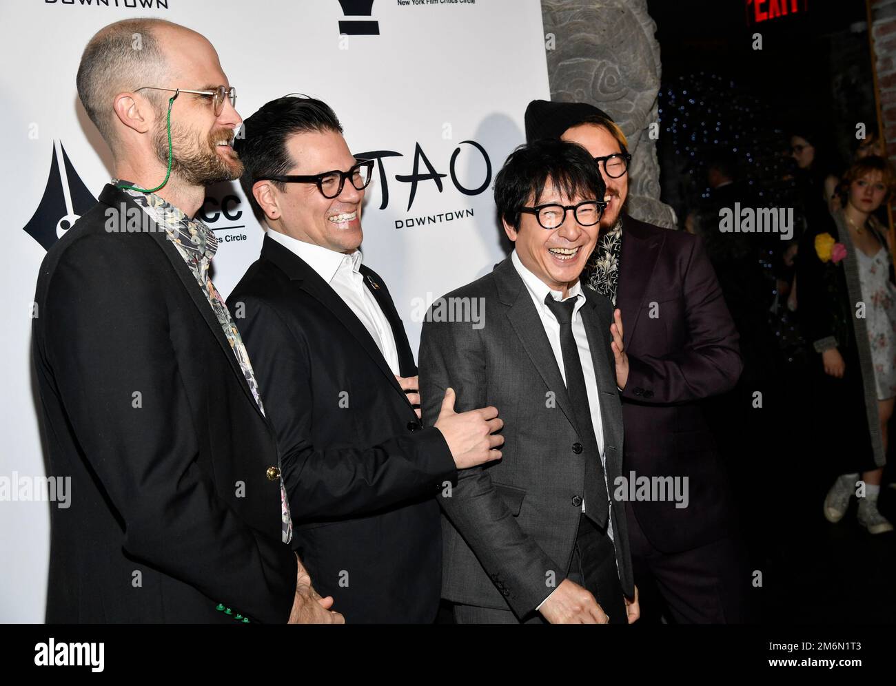 Director Daniel Scheinert, left, producer Jonathan Wang, best ...