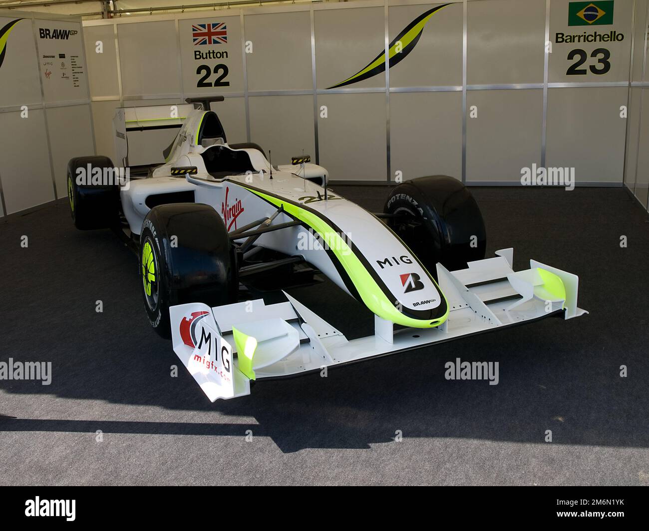 rawn GP formula 1 car at Goodwood Festival of Speed 2009 Stock Photo ...
