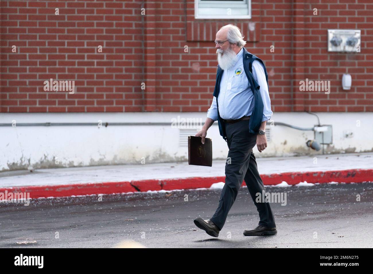 Latah County Prosecutor Bill Thompson leaves the Latah County ...