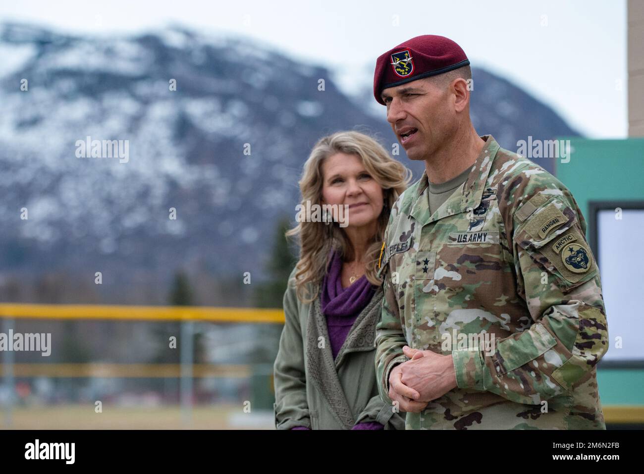 U.S. Army Maj. Gen. Brian Eifler, commanding general of United States ...