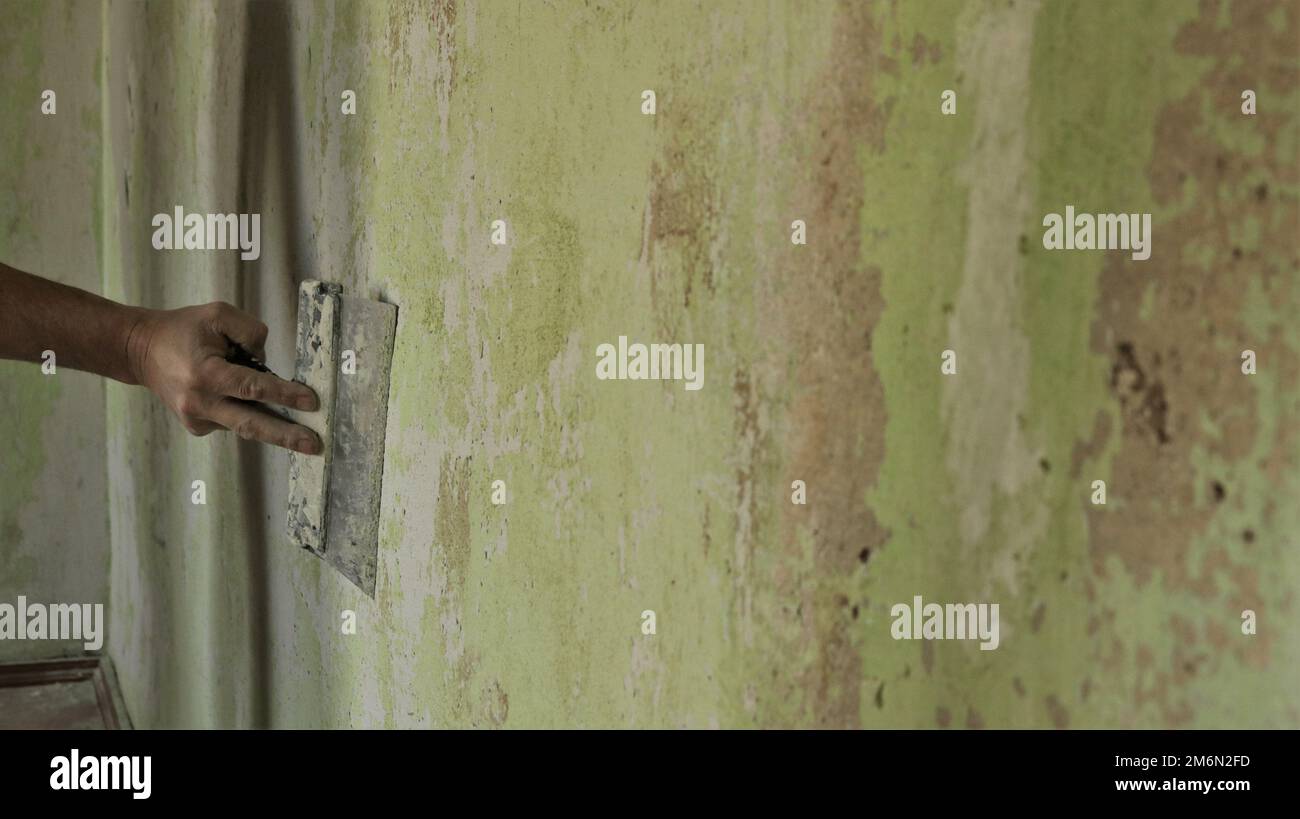 graphic resource with texture copy space on a shabby wall with a ...