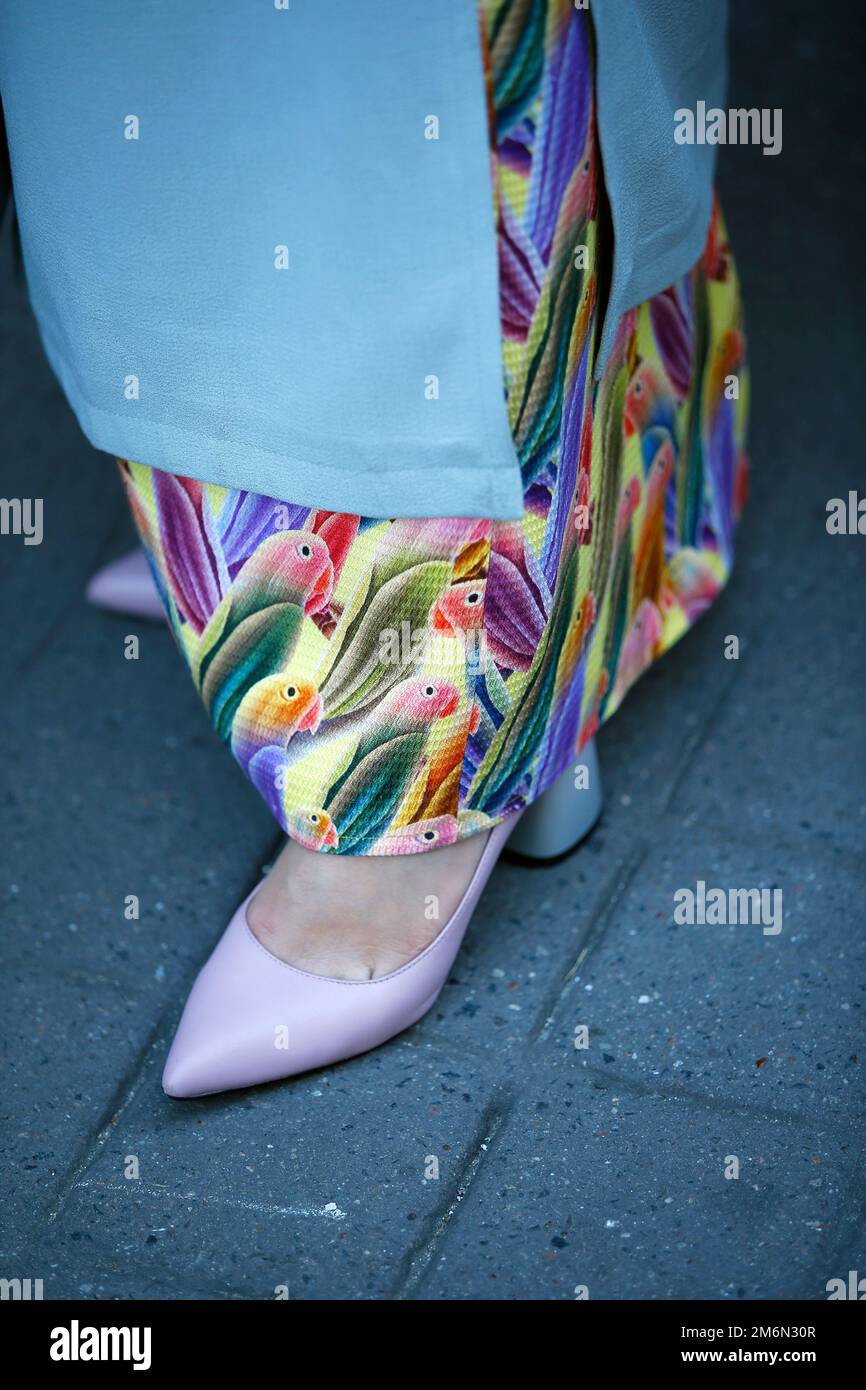 Guests wait to attend Awake's Spring/Summer 2019 ready to wear fashion collection presented in ...