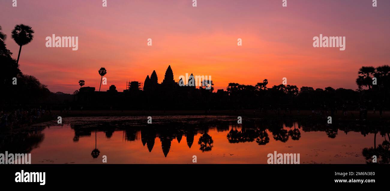 Angkor Wat, the water landscape Stock Photo - Alamy