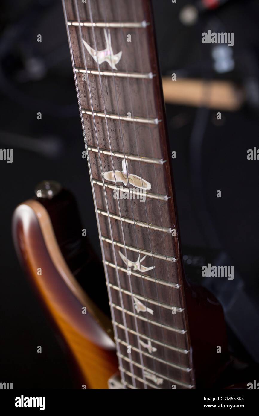Jakko Jakszyk's PRS guitar photographed at Elstree Studios, London ...