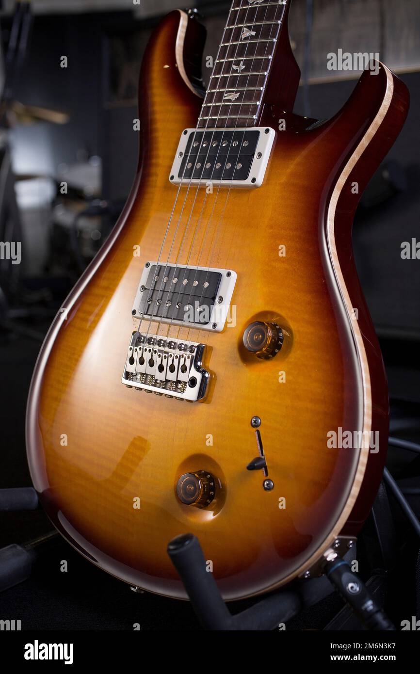 Jakko Jakszyk's PRS guitar photographed at Elstree Studios, London ...