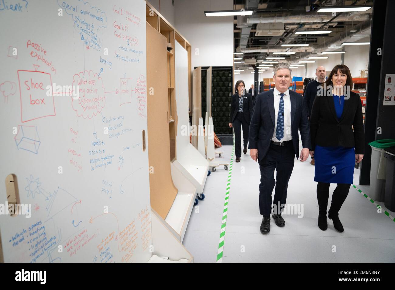 Labour leader Sir Keir Starmer and shadow chancellor Rachel Reeves ...