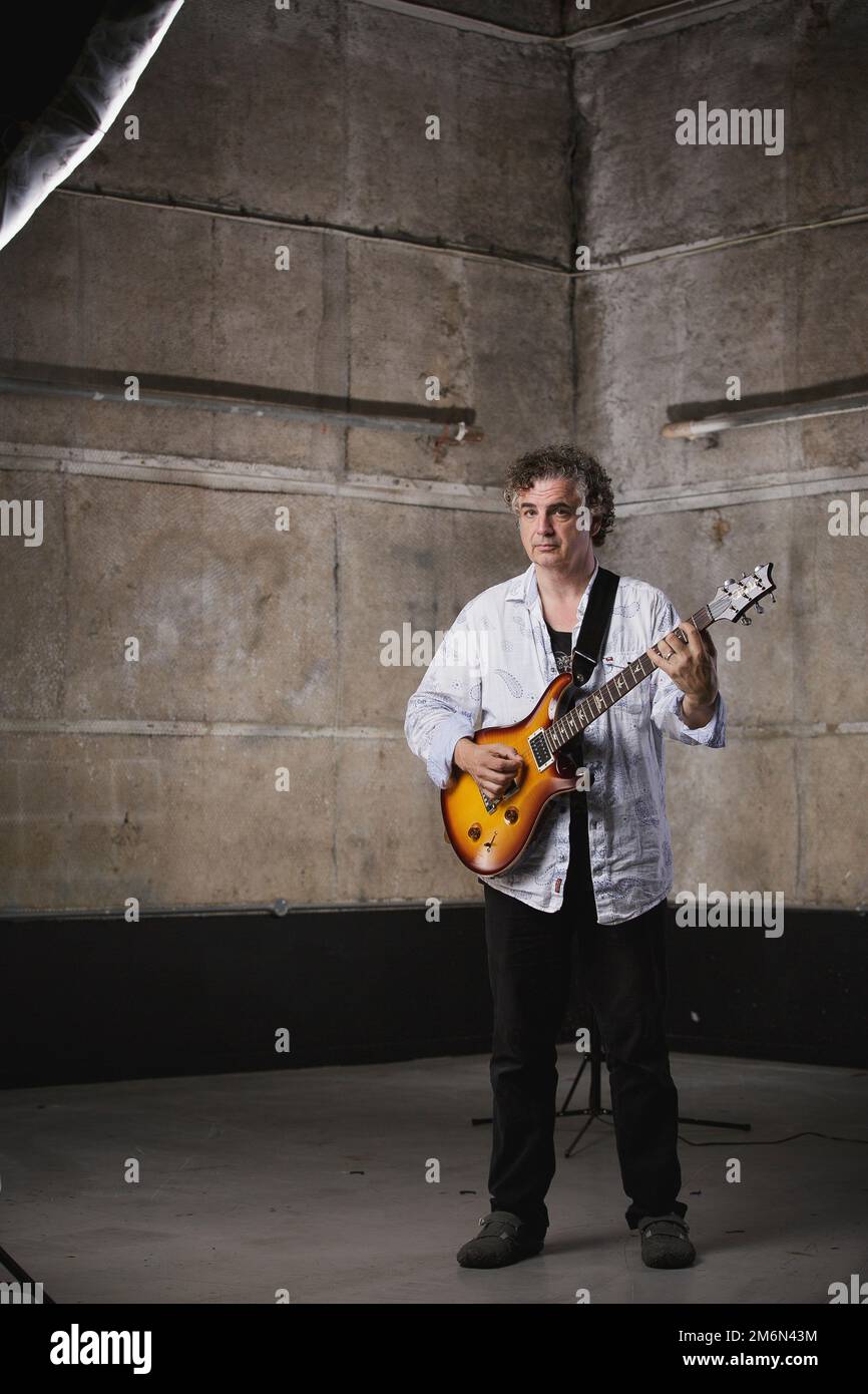 Jakko Jakszyk photographed at Elstree Studios, London Stock Photo - Alamy