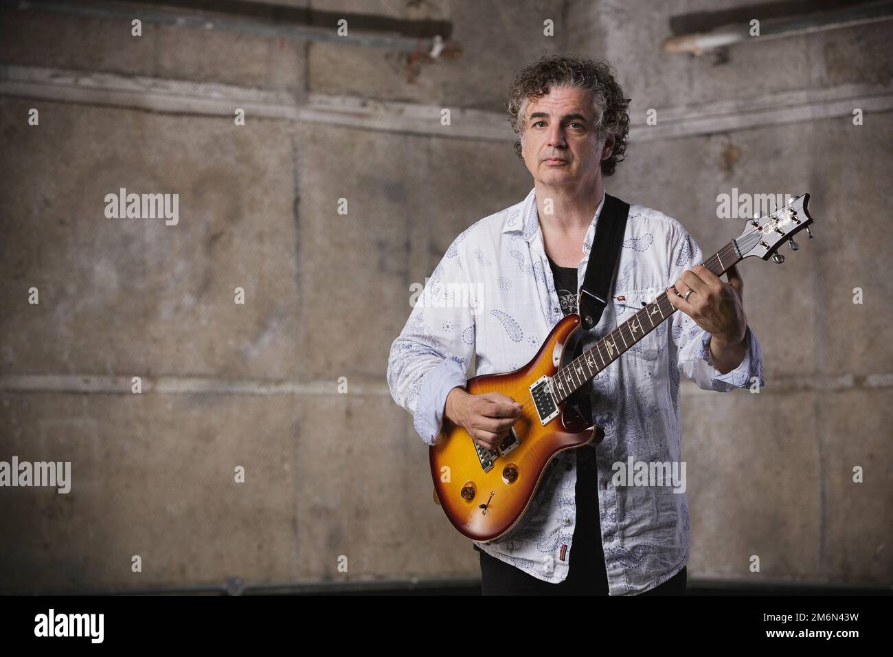 Jakko Jakszyk photographed at Elstree Studios, London Stock Photo - Alamy