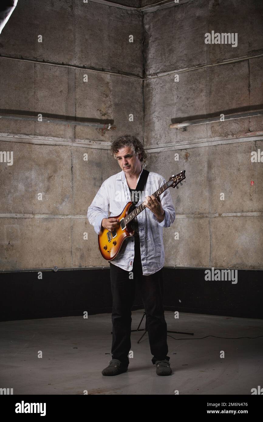 Jakko Jakszyk photographed at Elstree Studios, London Stock Photo - Alamy