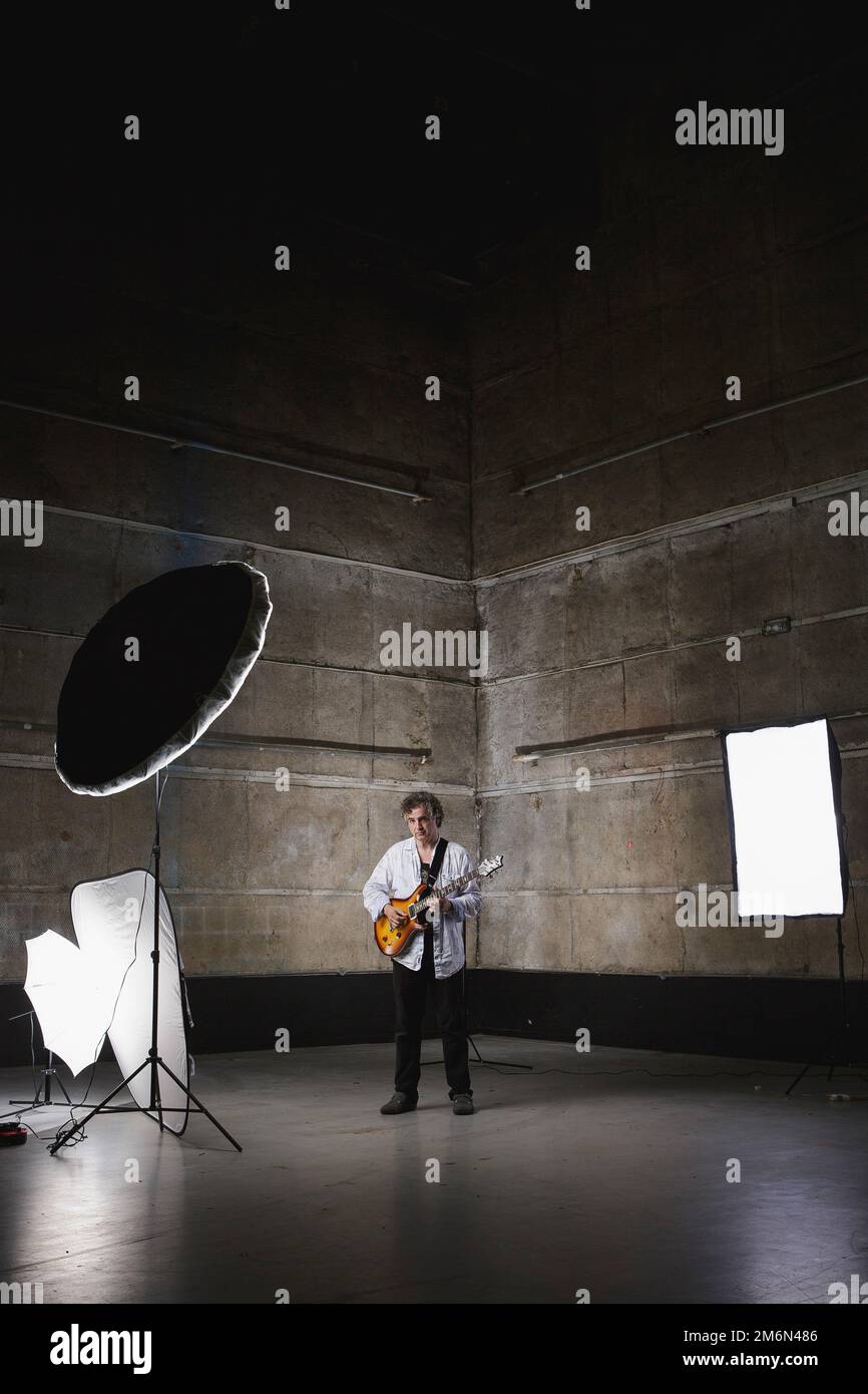 Jakko Jakszyk photographed at Elstree Studios, London Stock Photo - Alamy