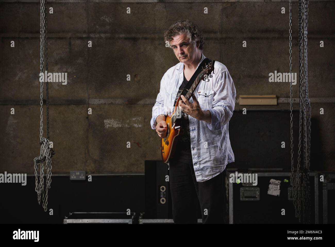 Jakko Jakszyk photographed at Elstree Studios, London Stock Photo - Alamy