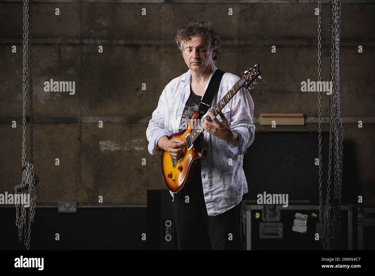 Jakko Jakszyk photographed at Elstree Studios, London Stock Photo - Alamy