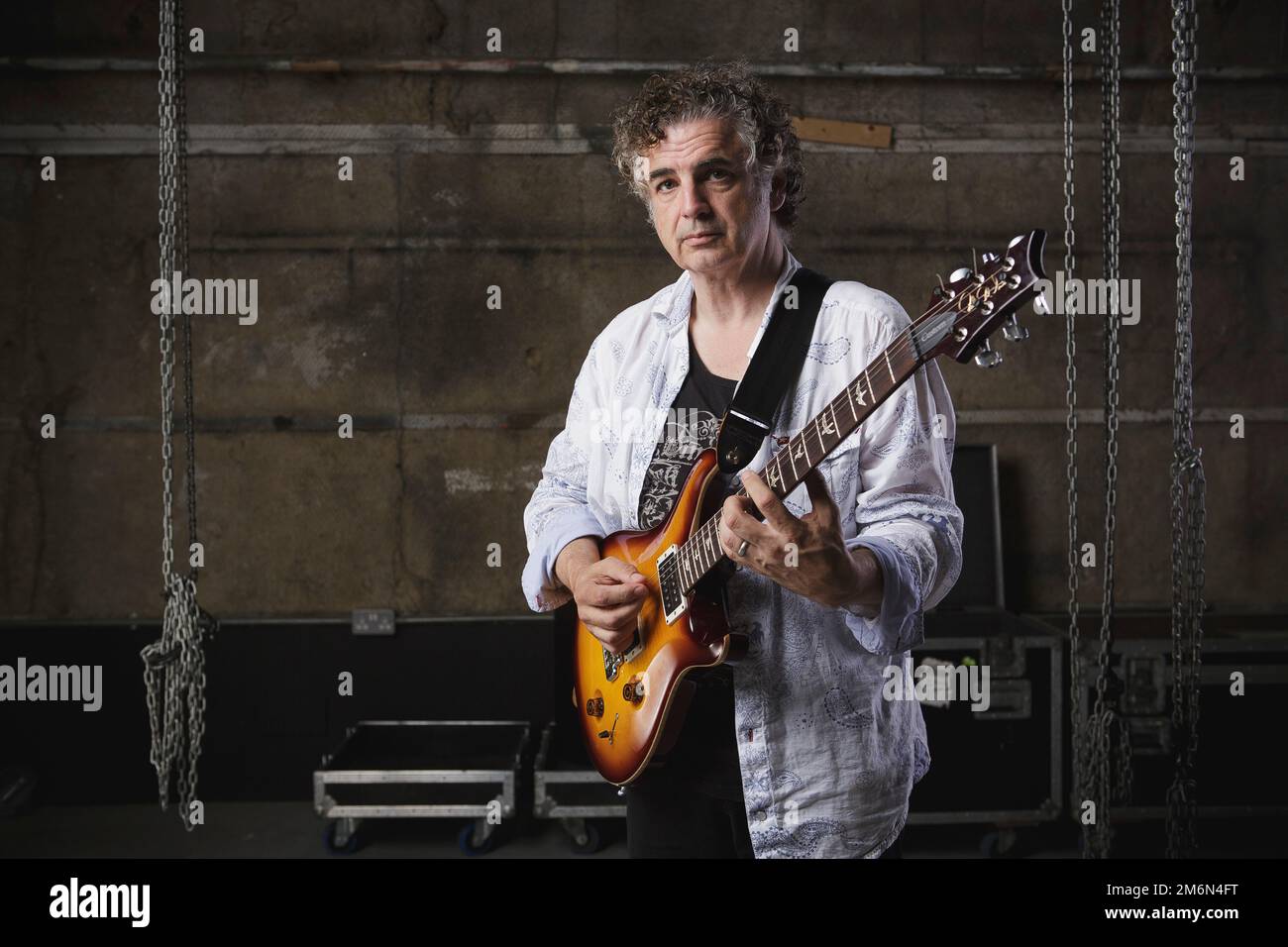 Jakko Jakszyk photographed at Elstree Studios, London Stock Photo - Alamy