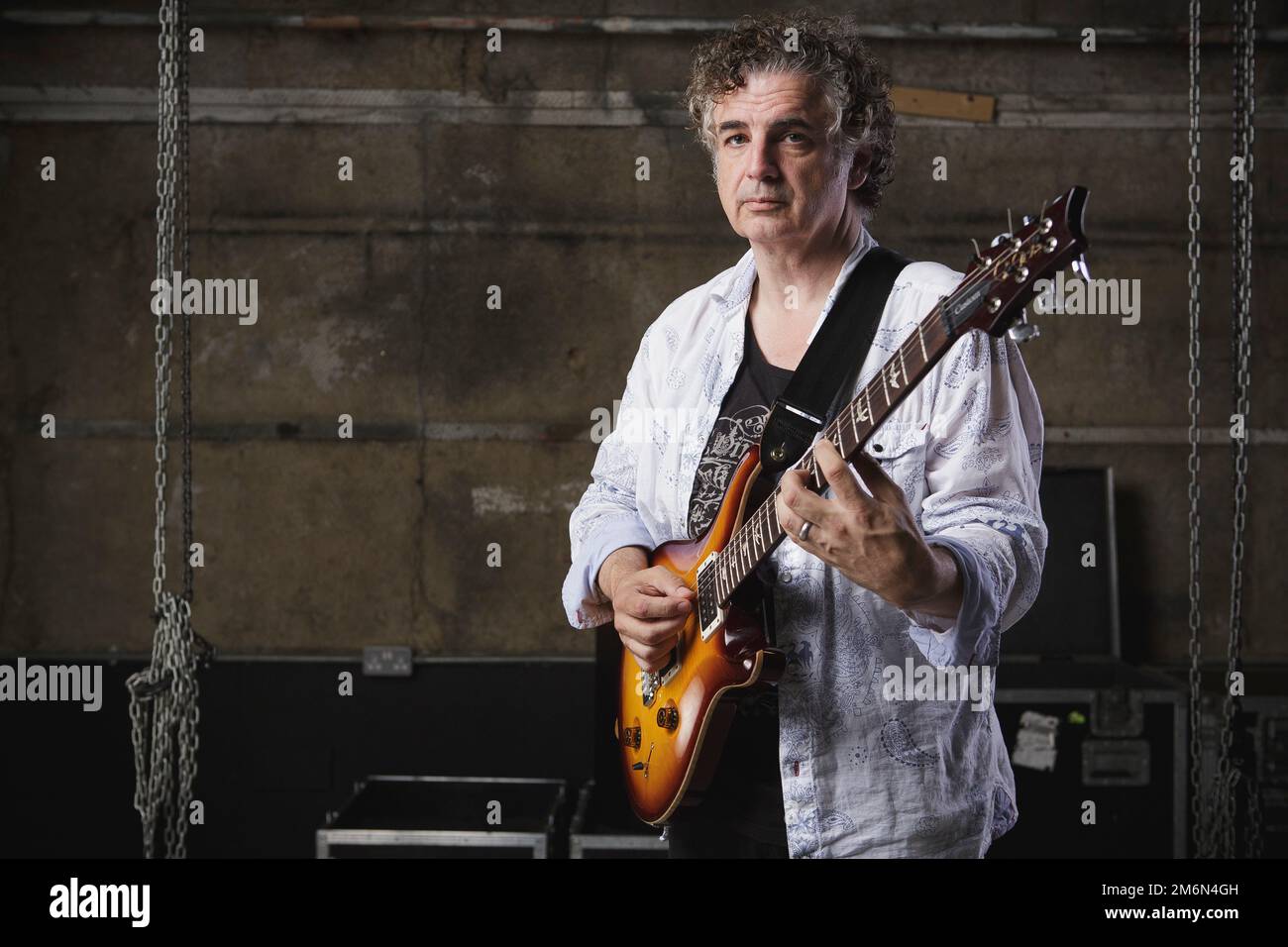 Jakko Jakszyk photographed at Elstree Studios, London Stock Photo - Alamy