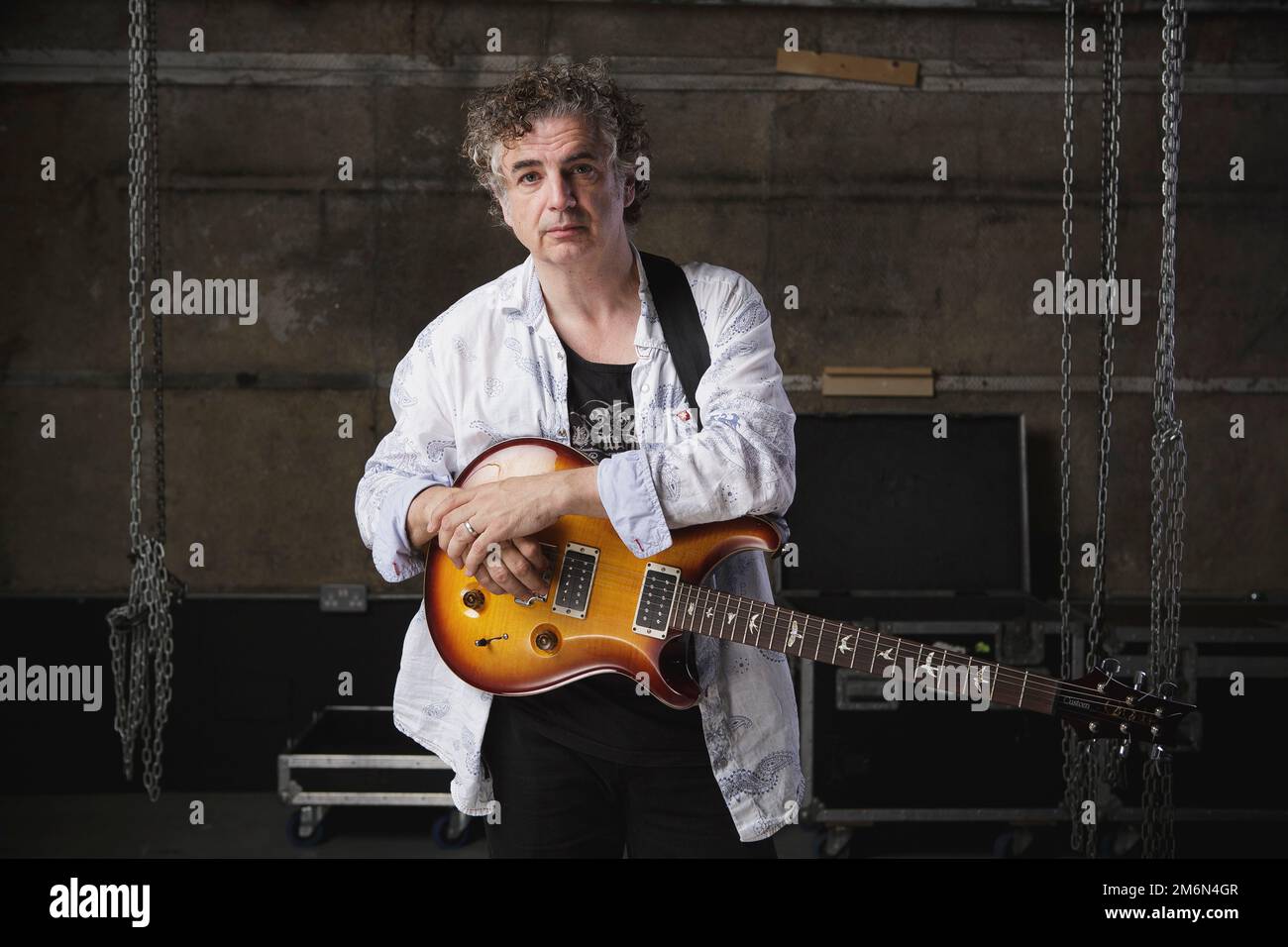 Jakko Jakszyk photographed at Elstree Studios, London Stock Photo - Alamy