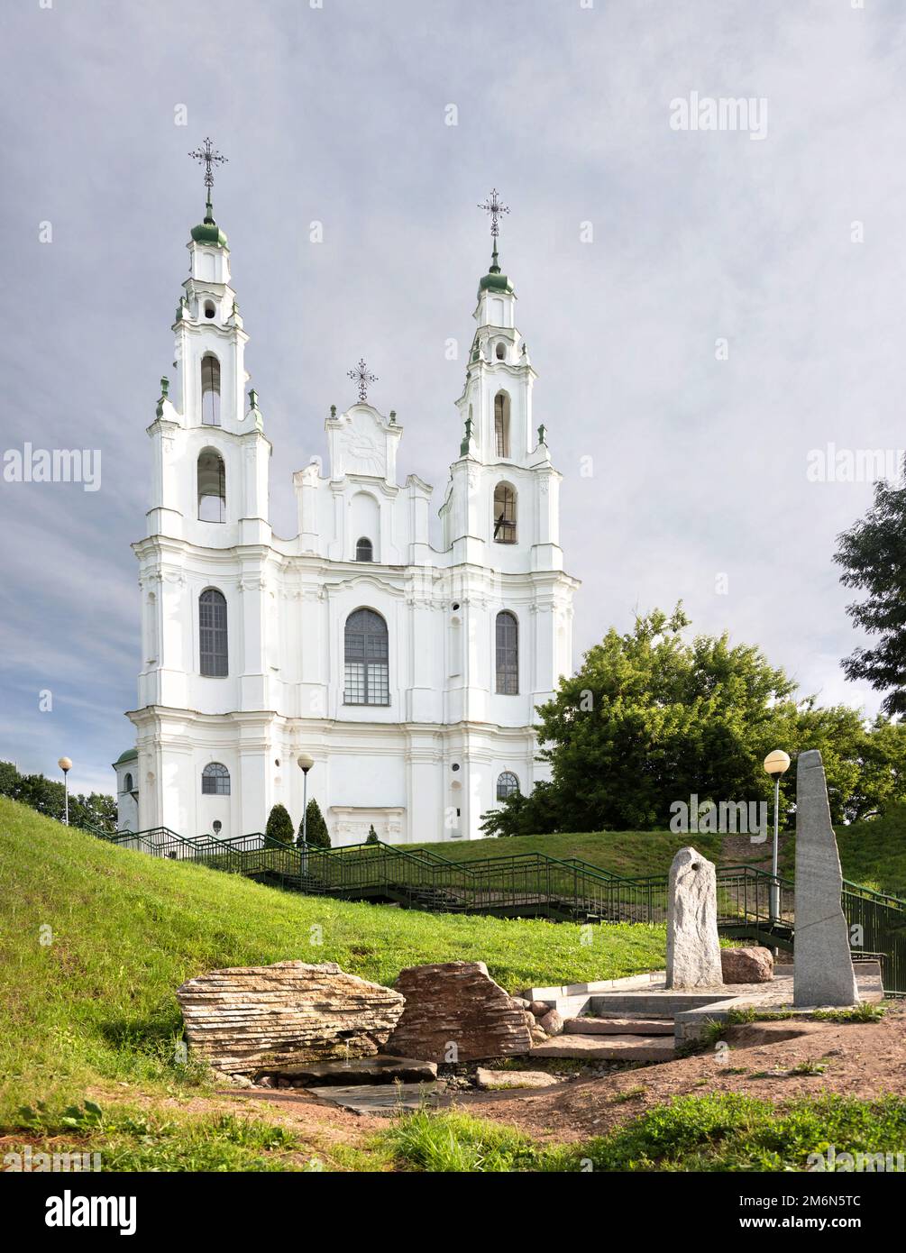 Orthodox Sophia Cathedral in the city of Polotsk, the oldest temple in ...