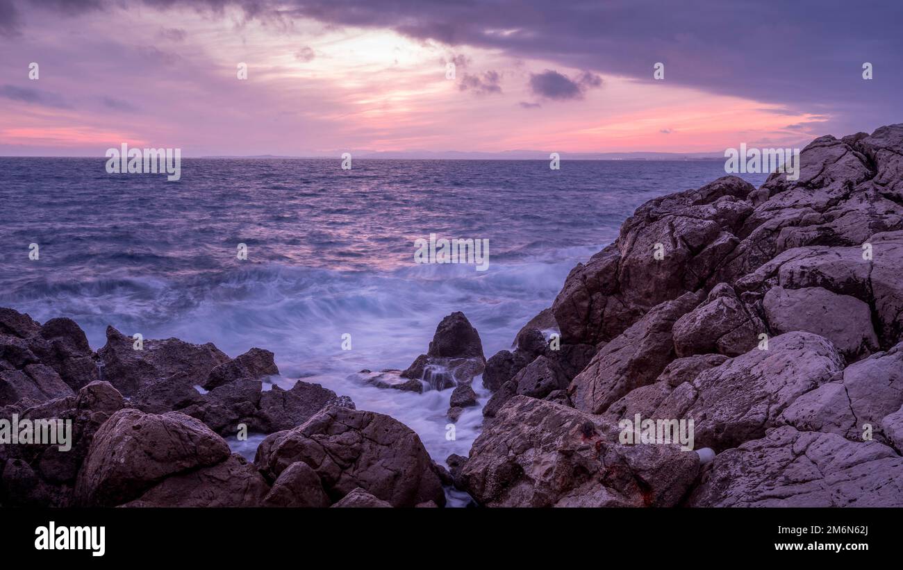 Night sky french riviera hi-res stock photography and images - Alamy