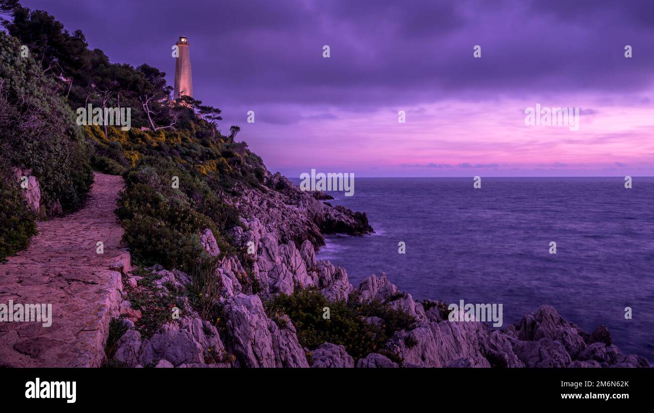 Night sky french riviera hi-res stock photography and images - Alamy