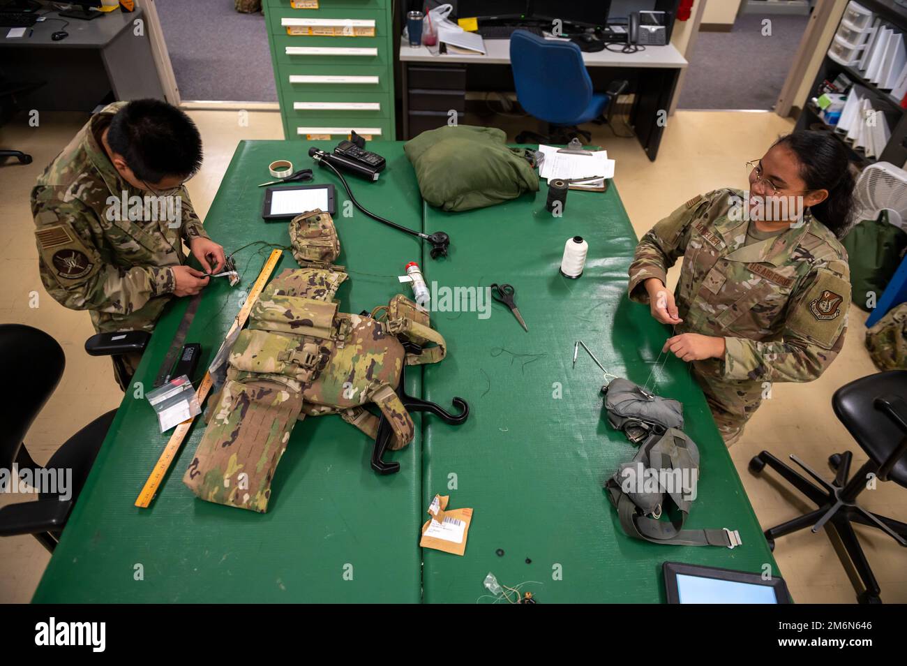 U.S. Air Force Airman 1st Class Dean-Justin Ando, 18th Operations ...