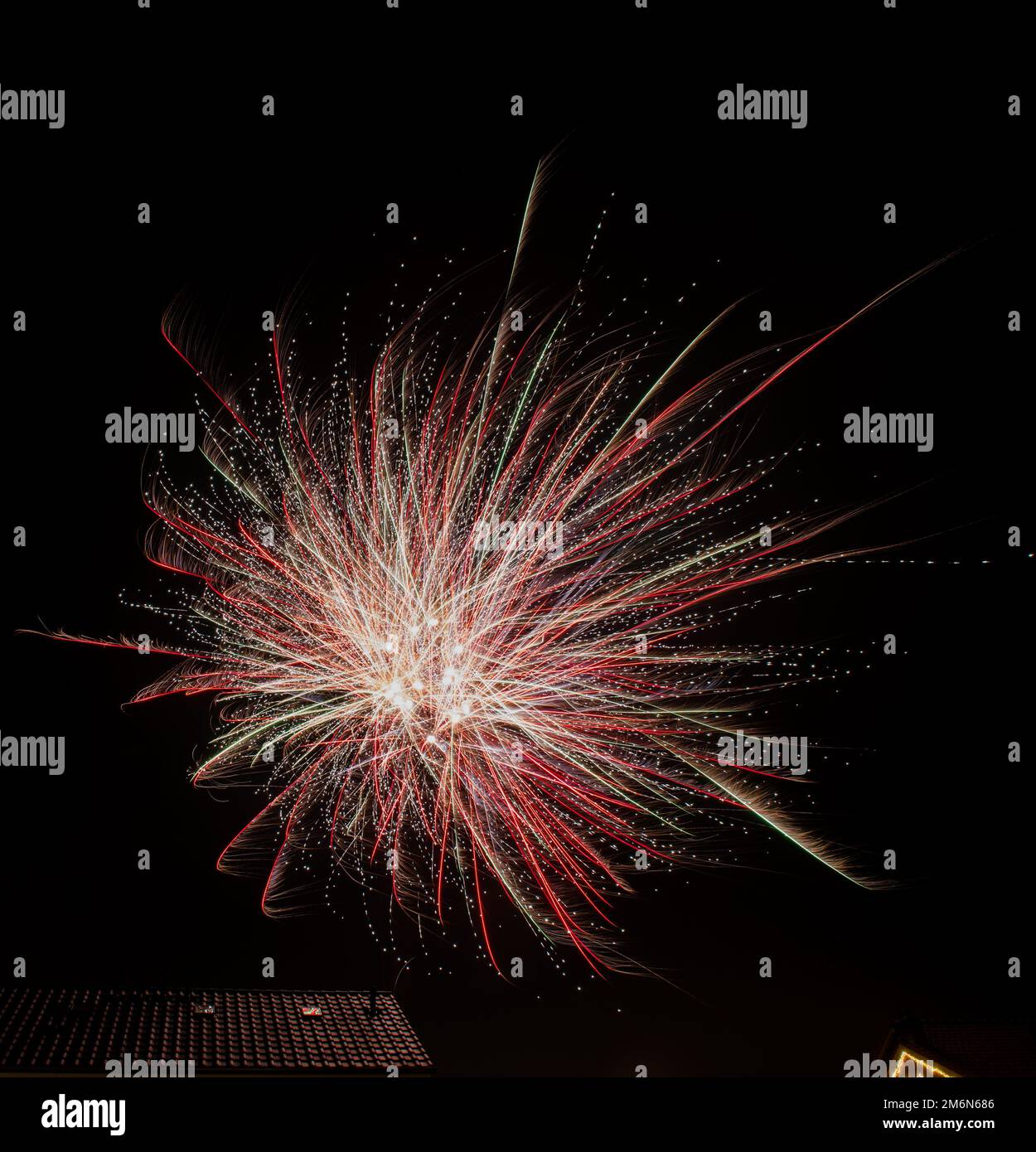 Rooftop fireworks hi-res stock photography and images - Alamy