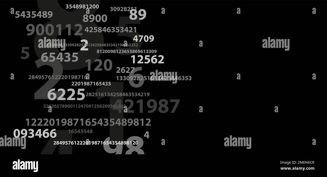 Creative and modern background with numbers Stock Vector Image & Art ...