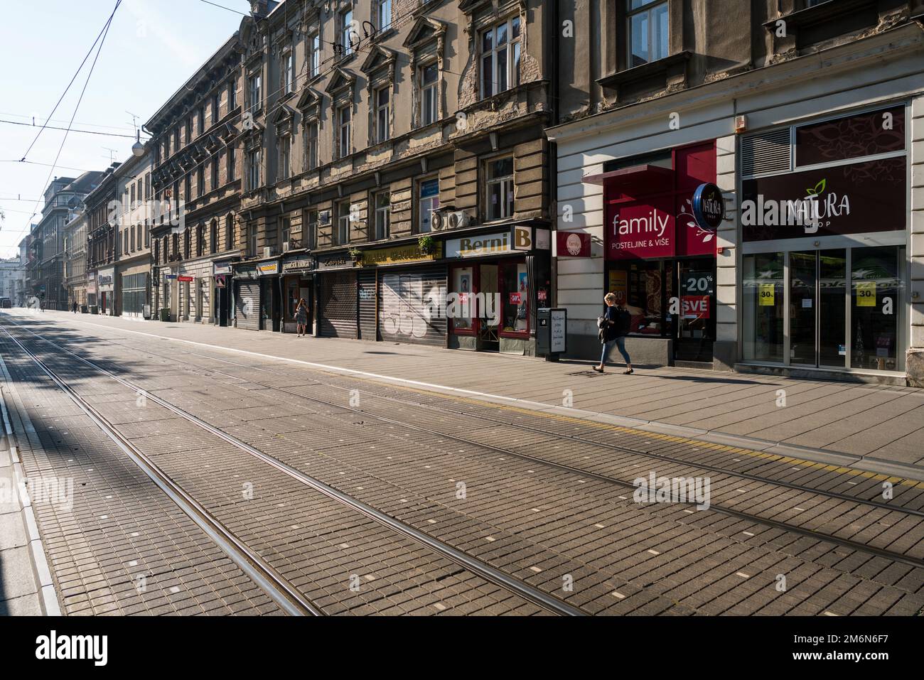 Zagreb Croatia urban landscape Stock Photo - Alamy