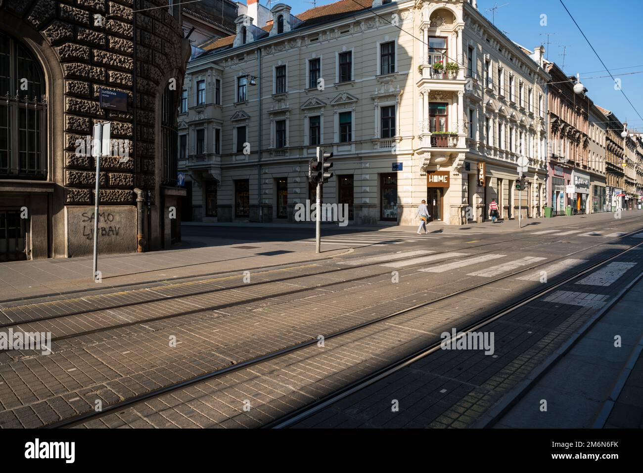 Zagreb Croatia urban landscape Stock Photo - Alamy