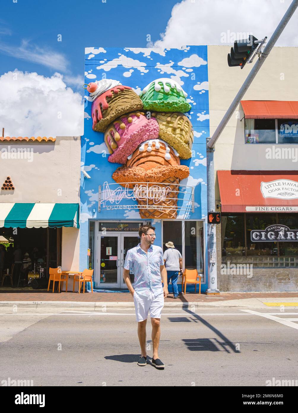 Little Havana Miami Florida April 2019, colorful Streets of little ...
